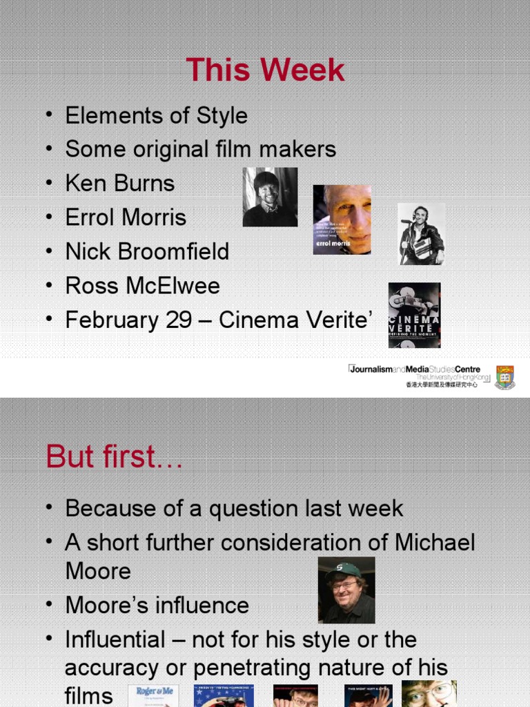 Influential Documentaries and Filmmakers | PDF | Documentary Film | Unrest
