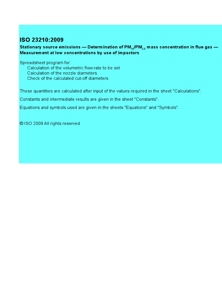 ISO 23210 2009 Calculation Program E | PDF | Gases | Viscosity