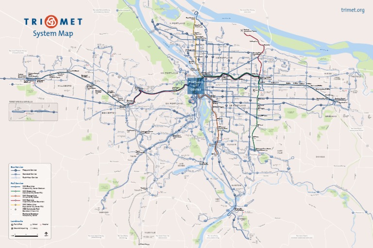 Tri Met System | PDF | Portland | Passenger Rail Transport