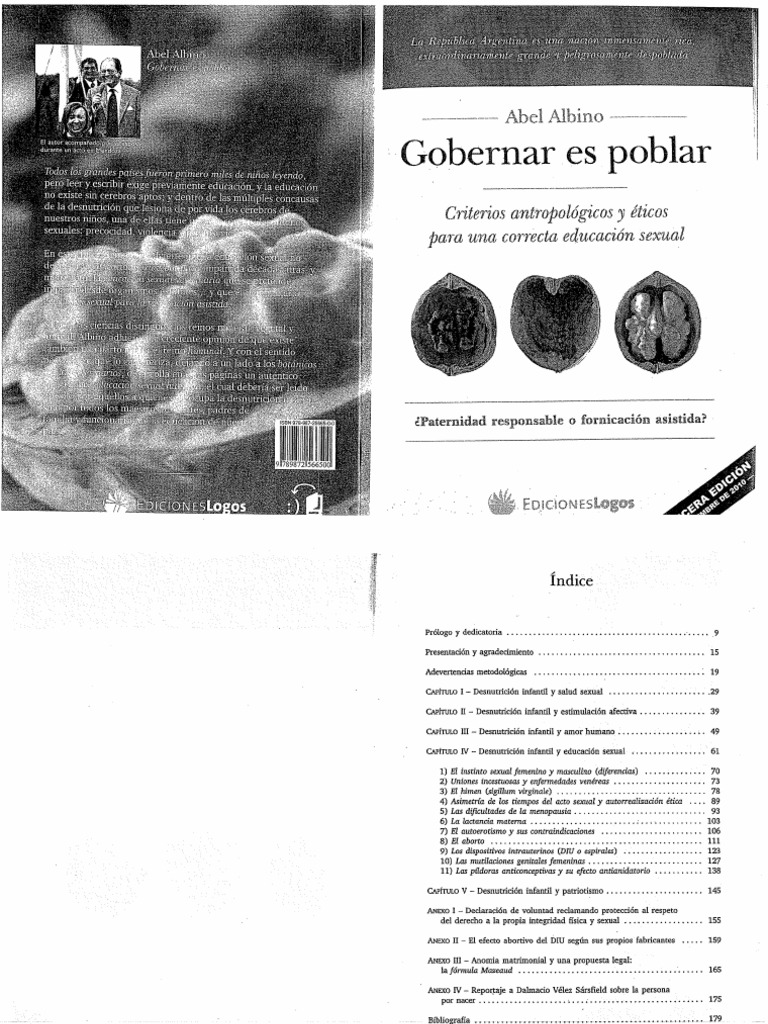 Gobernar es poblar