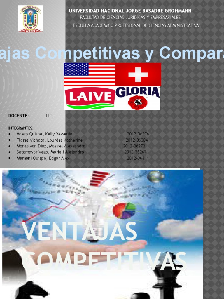 Ventajas Competitivas: Gloria vs Laive | PDF | Análisis de Riesgo y ...