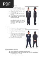 30 Step Drill Sequence | PDF | Military | Warfare