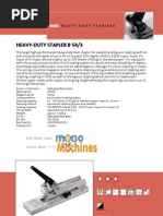 How to Refill Your XVZ Stapler | PDF | Equipment | Manufactured Goods