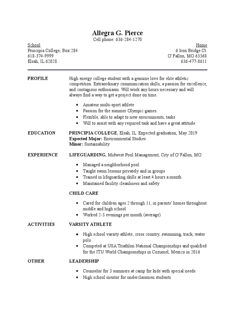 Ymca Resume | PDF