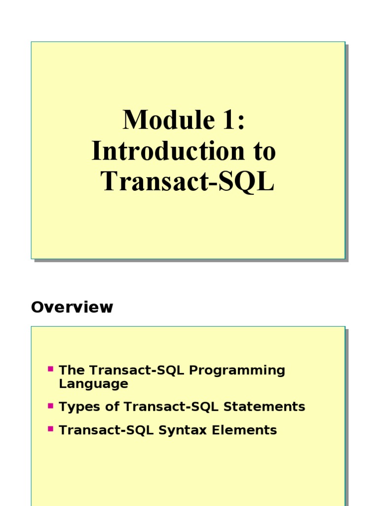 SQL - 2071B 01 | PDF