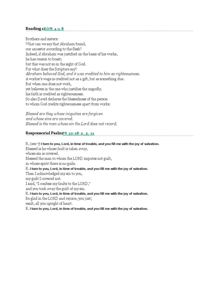 Lector Commentator | PDF | Priest | Catholic Church