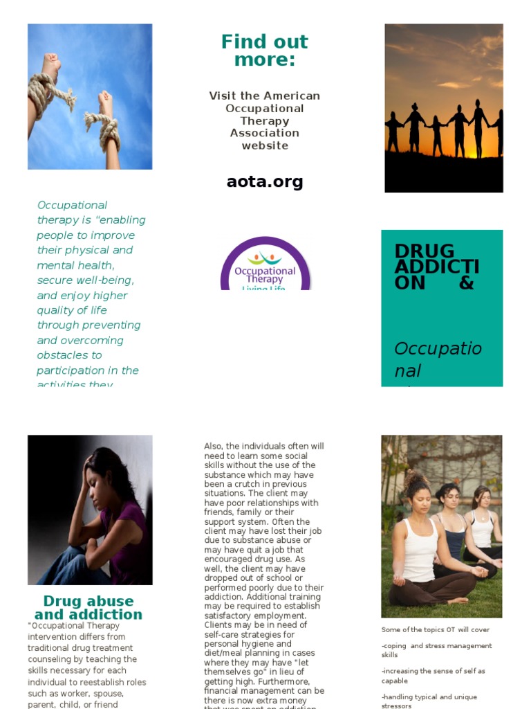 Drug Addiction Ot Brochure | PDF
