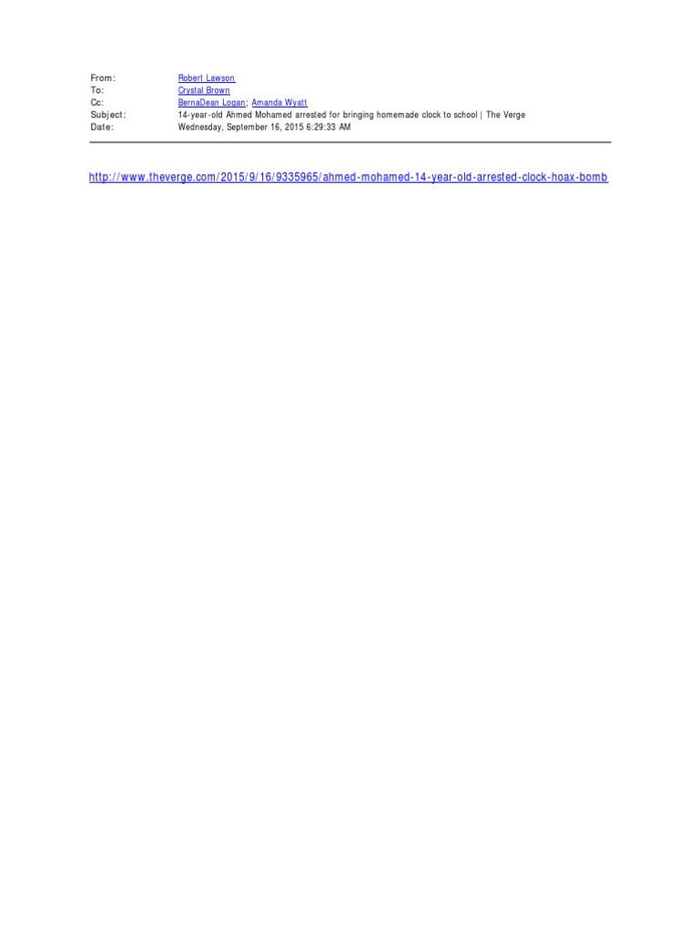 Irving Police Department Employee Emails Redacted | PDF