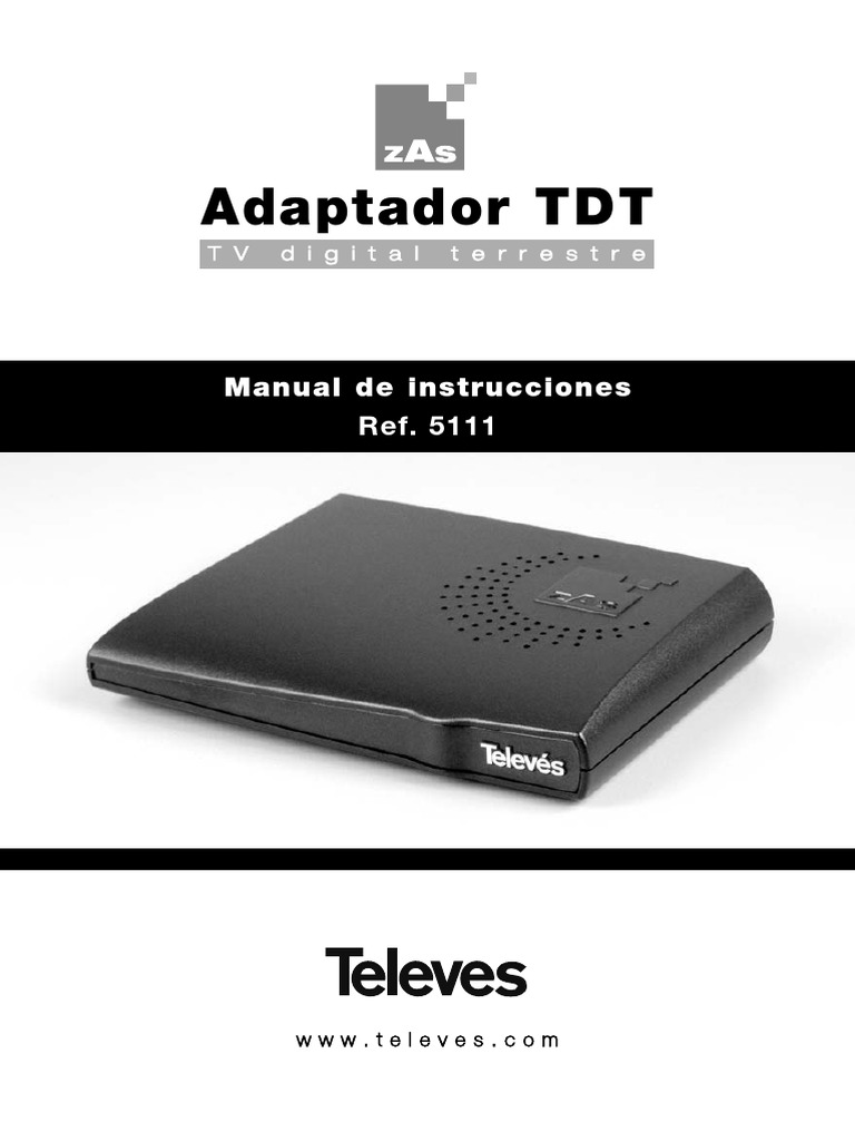 Manual Adaptador TDT Televés | PDF | Televisión | Tecnología de cine y ...