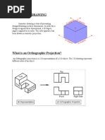 One Point Perspective Cube Guide | PDF | Perspective (Graphical) | Space
