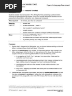 PET Story Writing Guide | PDF | Grammatical Tense | Human Communication