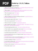 The Hobbit Guided Reading Questions Booklet | PDF | Bilbo Baggins | The ...