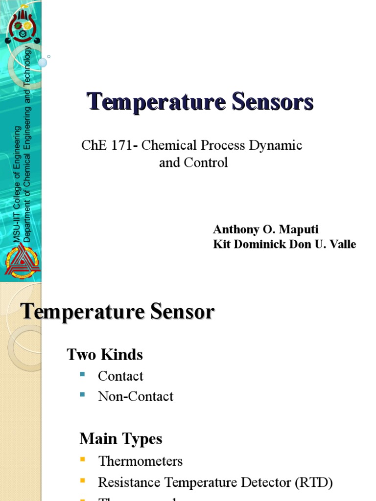 An In-Depth Review of Common Temperature Sensors Used in Process ...