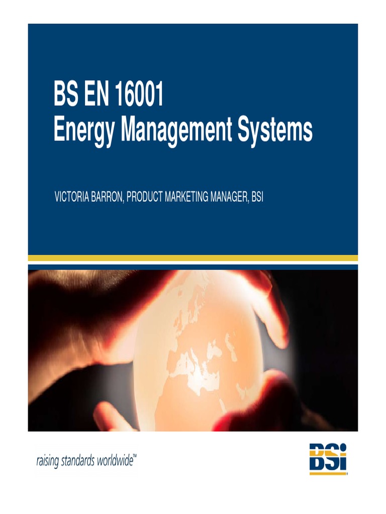 BS en 16001 - Energy Management Systems - BSi | PDF