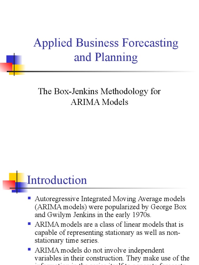 The Box-Jenkins Methodology For RIMA Models | PDF | Autoregressive ...