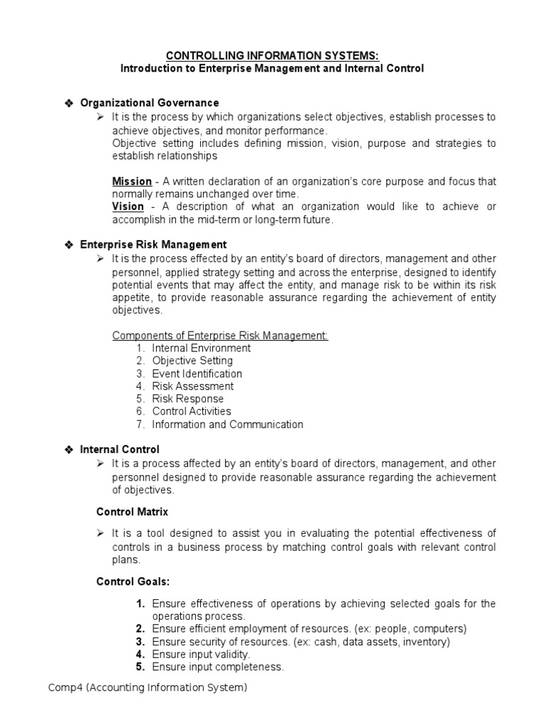 Comp4 (Accounting Information System) | PDF | Business Process ...