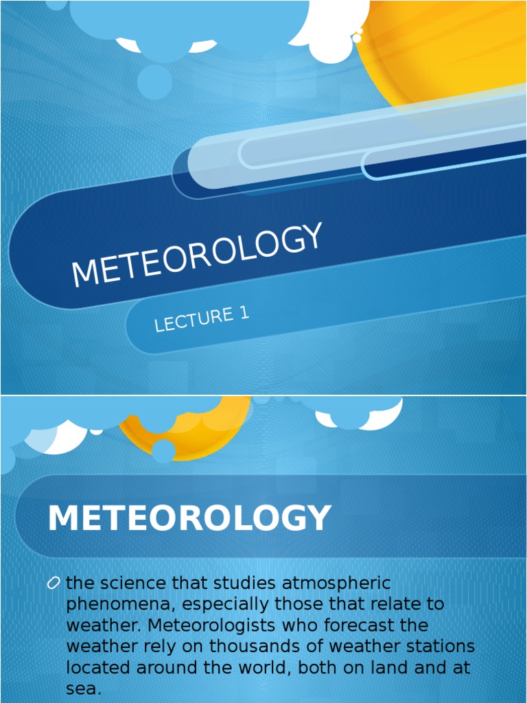 Meteorology | PDF | Meteorology | Weather