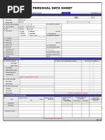 Pds Form Template | PDF | Government | Social Institutions