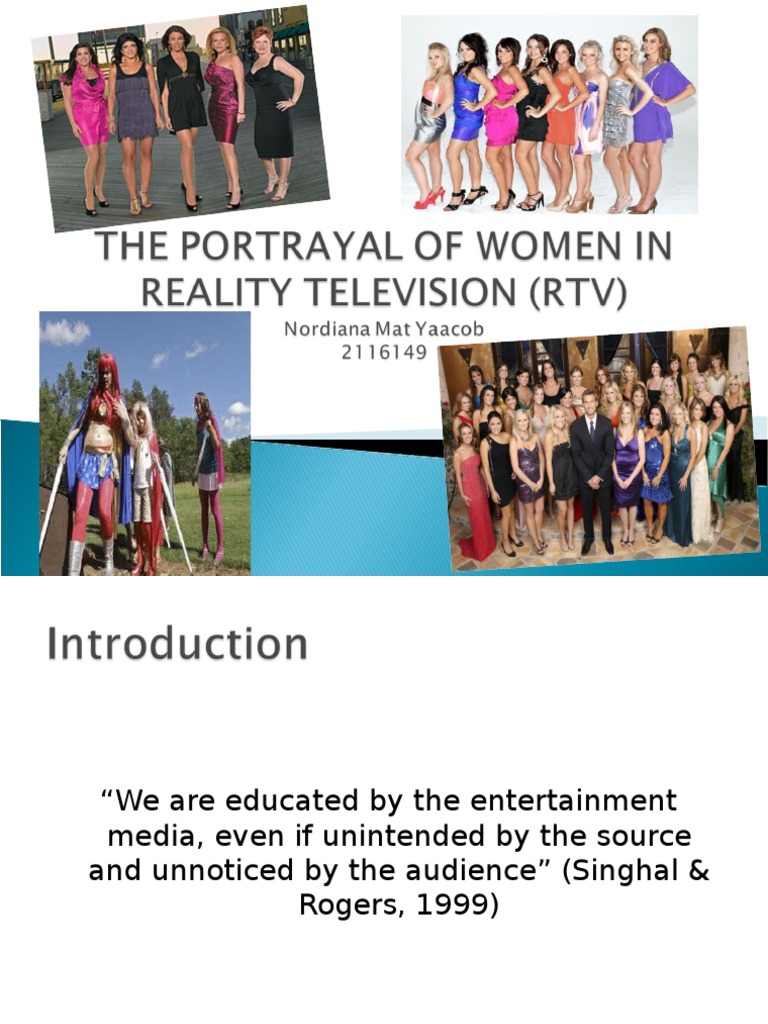 Presentation: The Portrayal of Women in Reality TV Shows | PDF ...