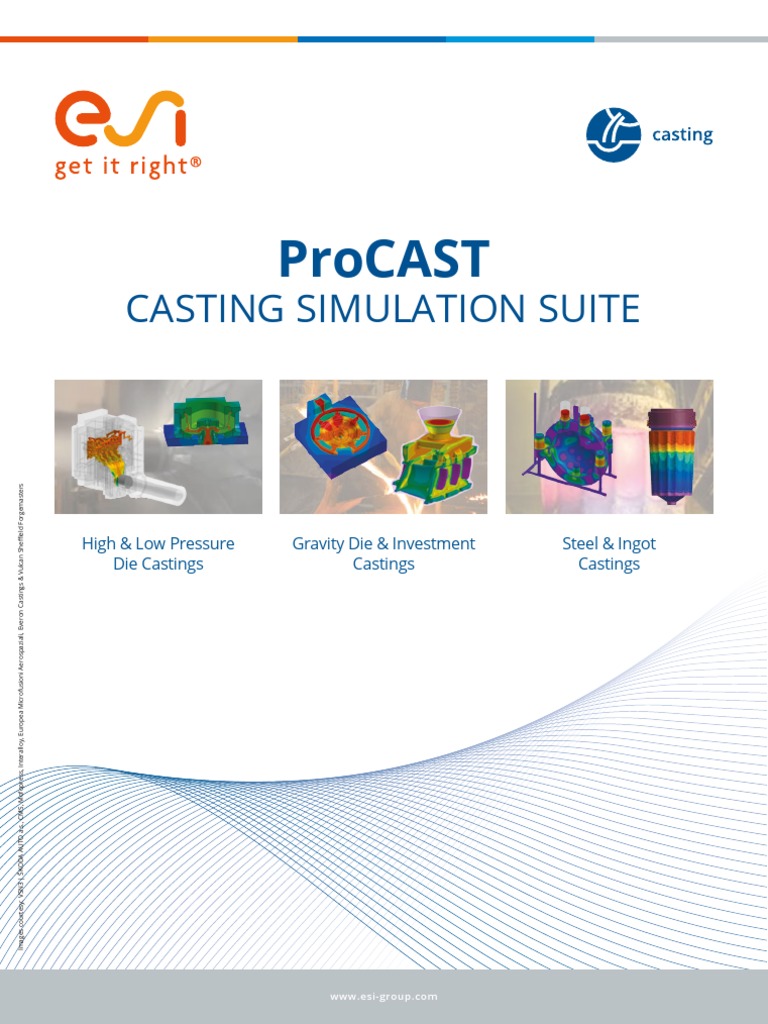 Procast: Casting Simulation Suite | PDF | Casting (Metalworking) | Foundry
