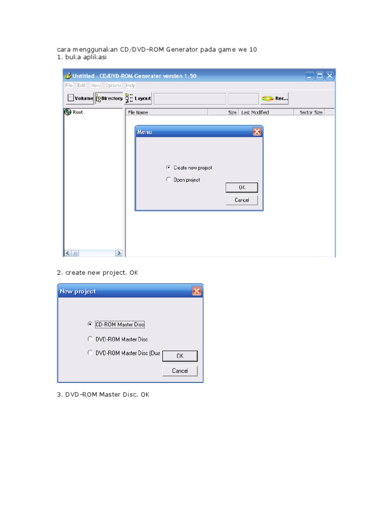Cara Menggunakan CD Generator Dan Iso Maker | PDF