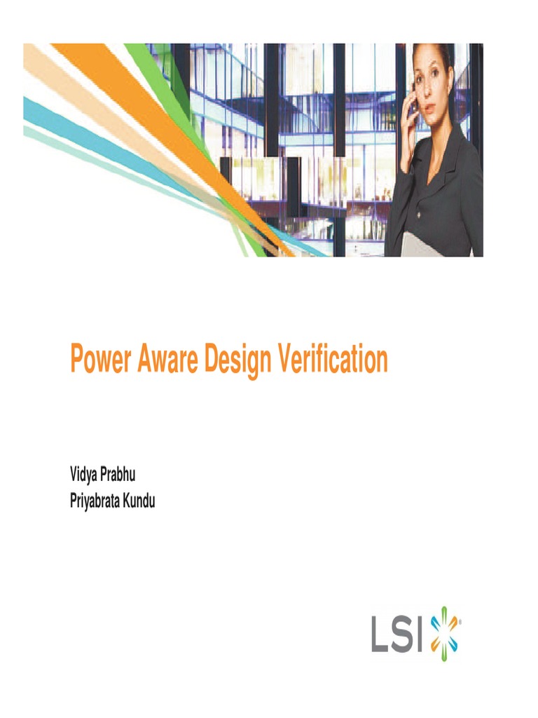 4.6 - LSI - Power Aware Design Verification | PDF | Electronic ...