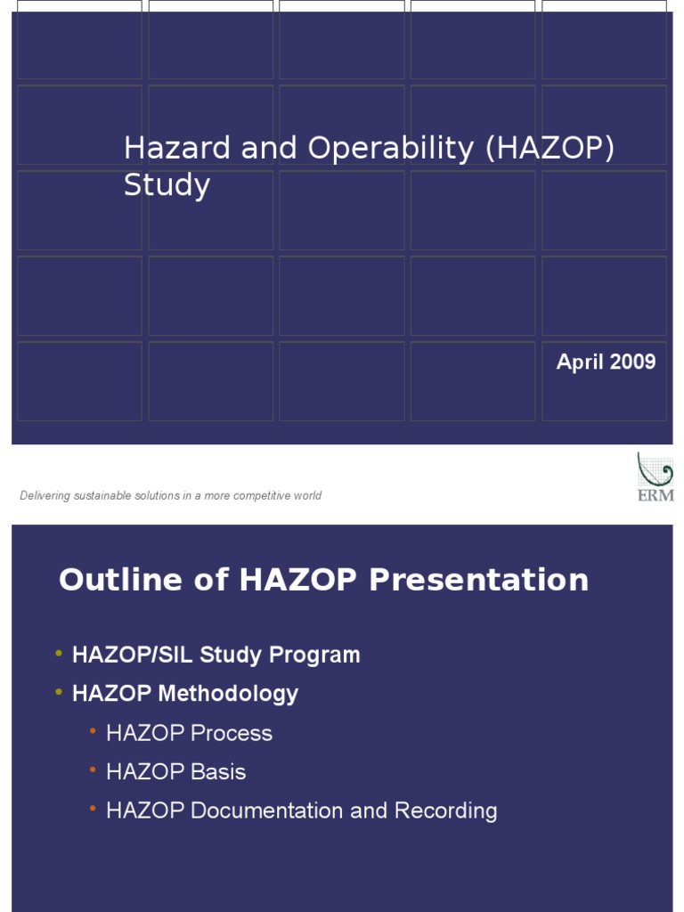 HAZOP Study Overview and Process Guide | PDF | Engineering | Nature