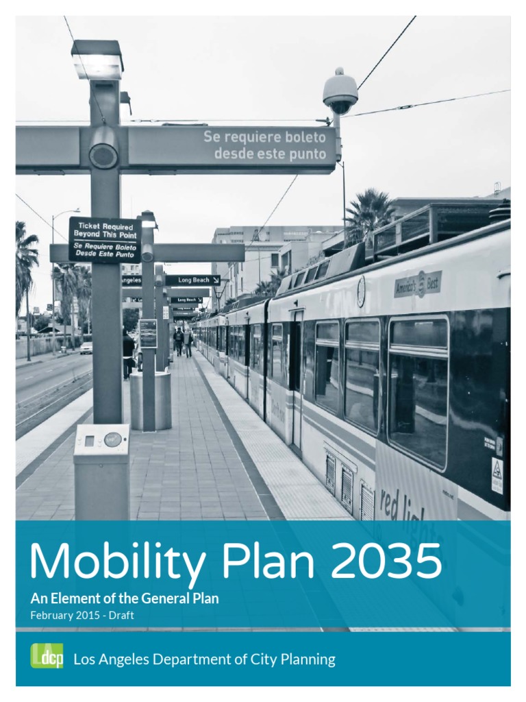 LA 2035 Mobility Plan | Los Angeles | Transport