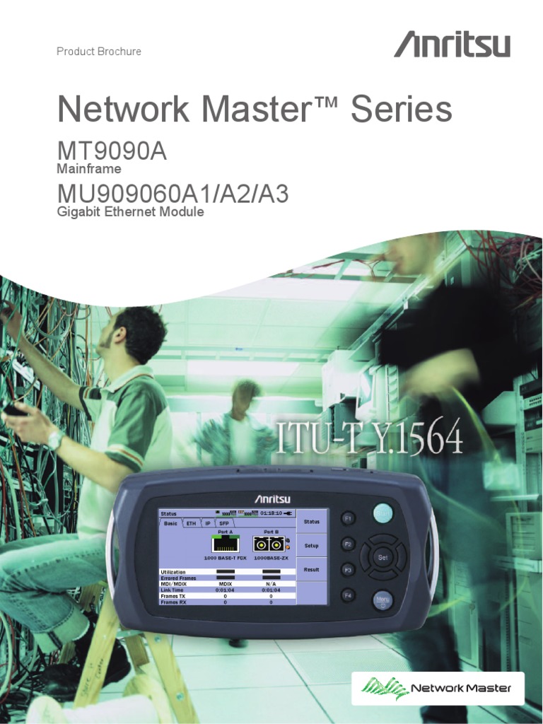 Manual Anritsu MU909060A1A2A3 | PDF | Computer Network | Ethernet
