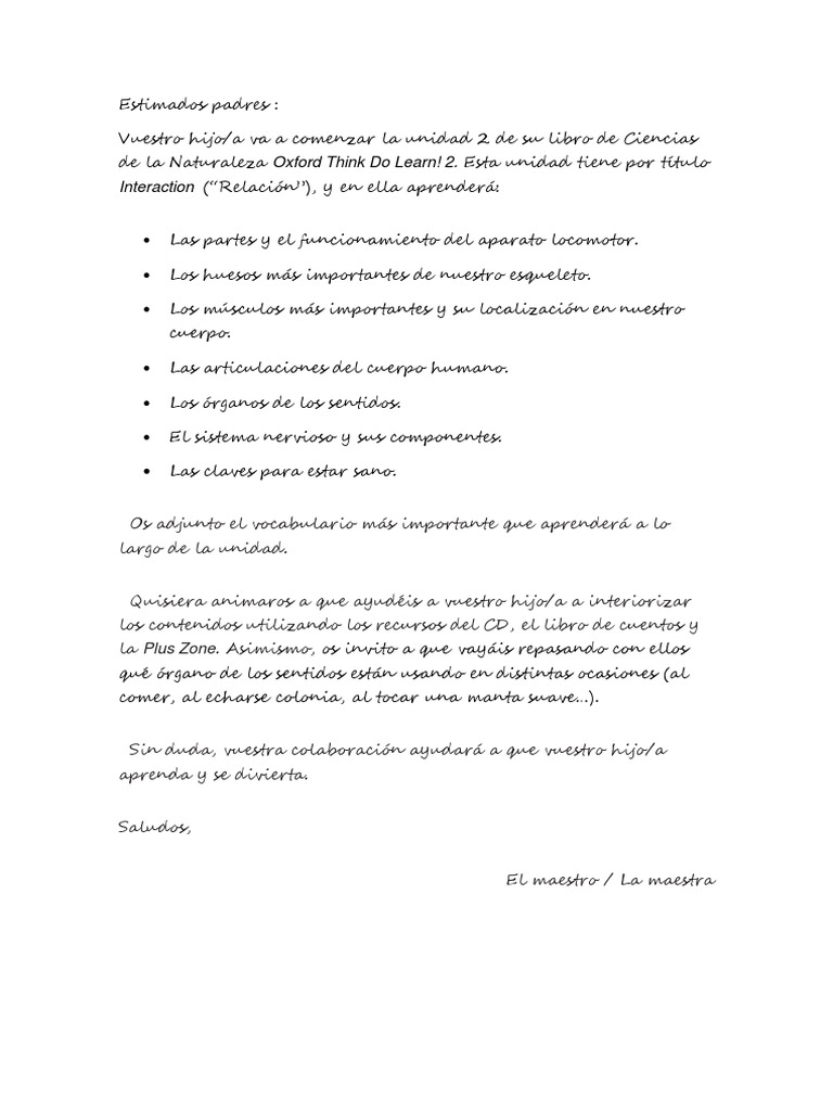 Natural Science Unit 2 | PDF