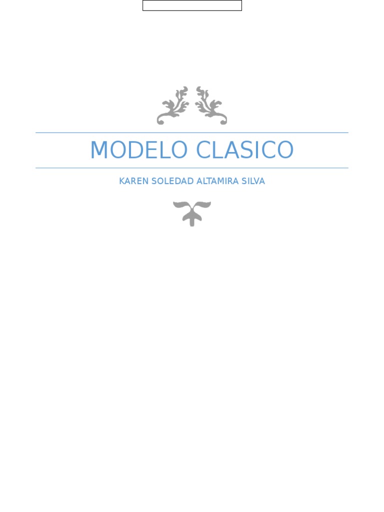 Modelo Clasico | PDF | Salario | Business