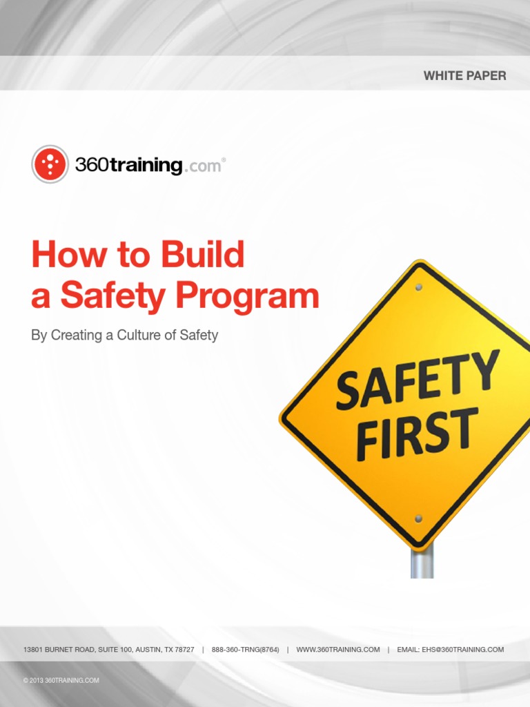 How To Build A Safety Program | Download Free PDF | Occupational Safety ...