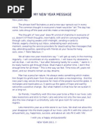 New Year Letter Template | PDF