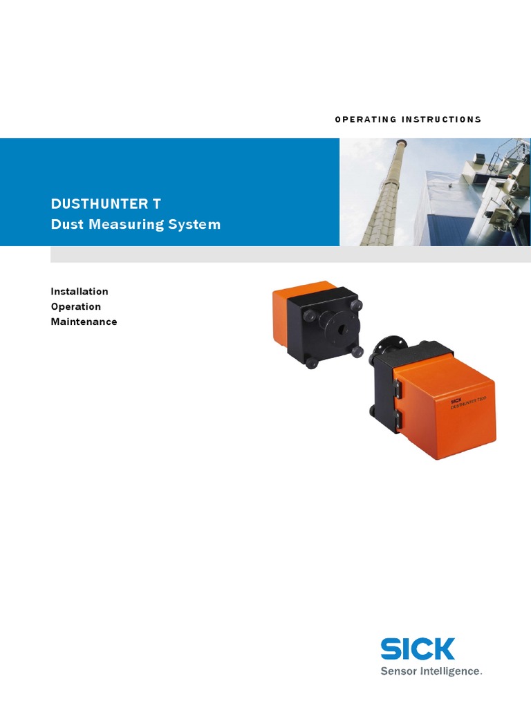 Operating Instructions DUSTHUNTER T Dust Concentration Monitor en ...