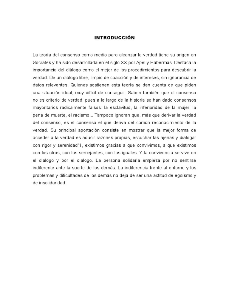 Teoria Del Concenso | PDF | Emile Durkheim | Science