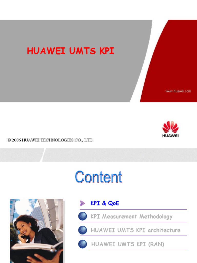 Huawei Umts Kpi Introduce-New | PDF | Performance Indicator ...