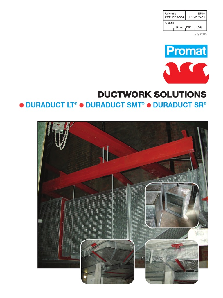 PromatUK_DURASTEEL®_ Ductwork _Application Guide_072003 | Duct (Flow ...