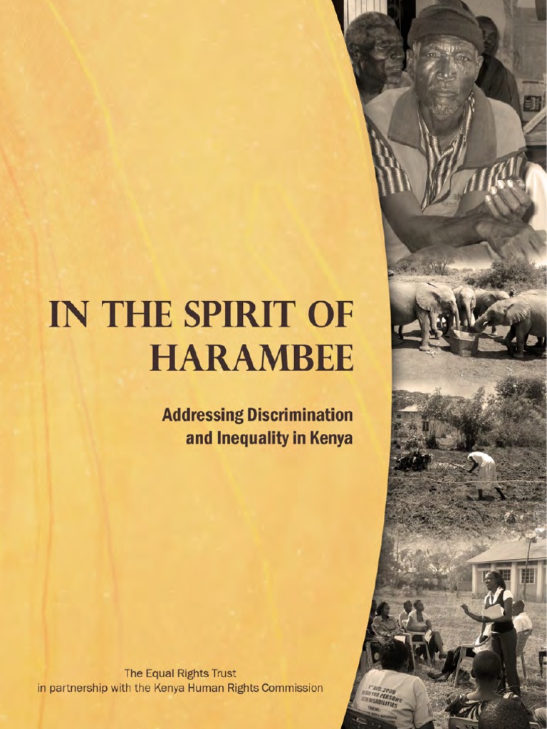 In The Spirit of Harambee PDF | PDF | Discrimination | Social Inequality