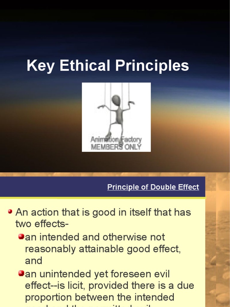 Key Ethical Principles | PDF | Informed Consent | Dignity