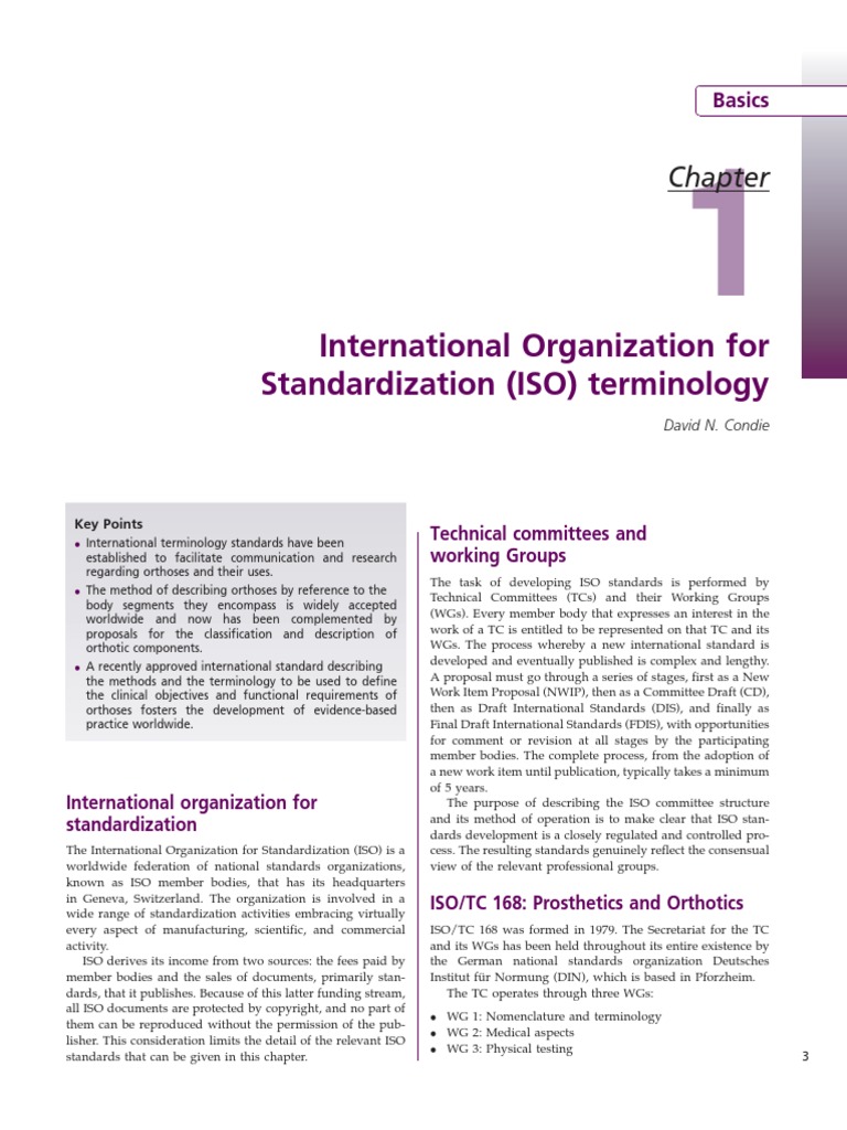 International Organization For Standardization (ISO) Terminology | PDF ...