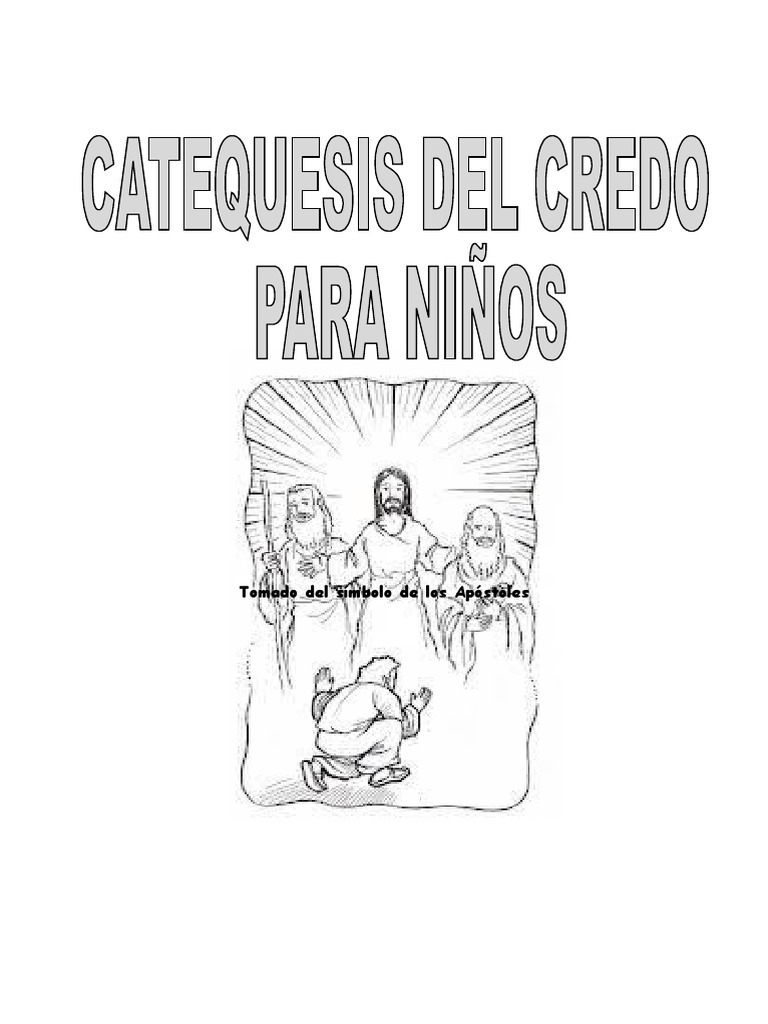 Credo para Niños: Catequesis y Dibujo | PDF | María, madre de Jesús ...