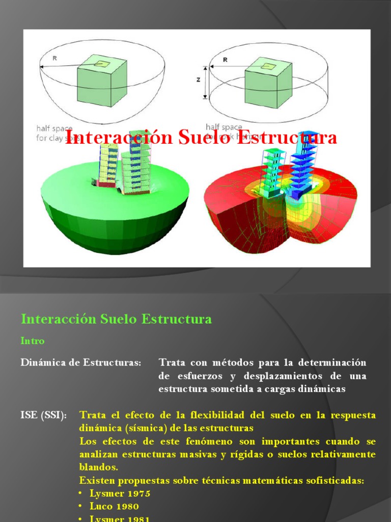 Interaccion Suelo Estructura | PDF | Valores propios y vectores propios | Movimiento (física)