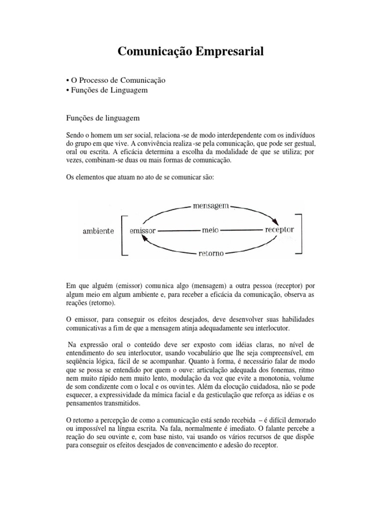 Guia - 06 - O Processo de Comunicação PDF | Download grátis PDF ...