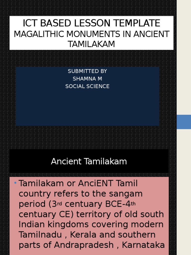 Megalithic Monuments of Ancient Tamilakam | PDF