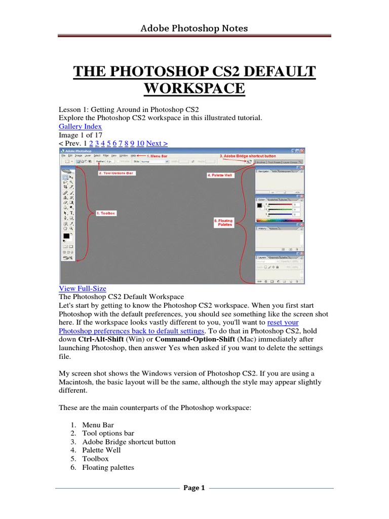Adobe Photoshop Notes | PDF