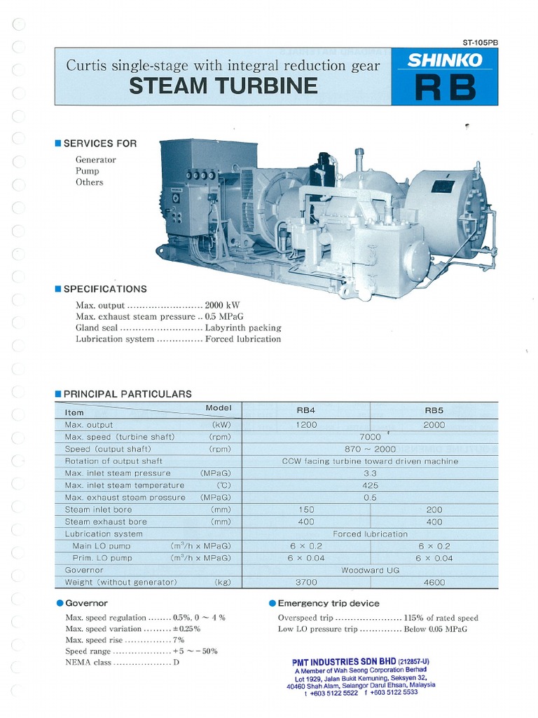 Turbine Shinko Catalouge | PDF