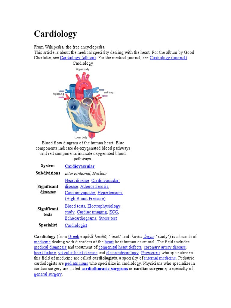 Cardiology | PDF | Cardiology | Coronary Circulation