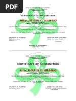 GSP Certificate Template | PDF | Wellness