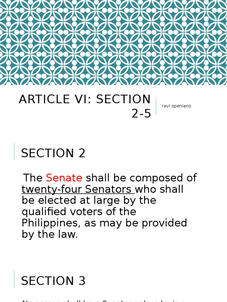 Article VI. Section 2-4 | PDF | Politics | Law