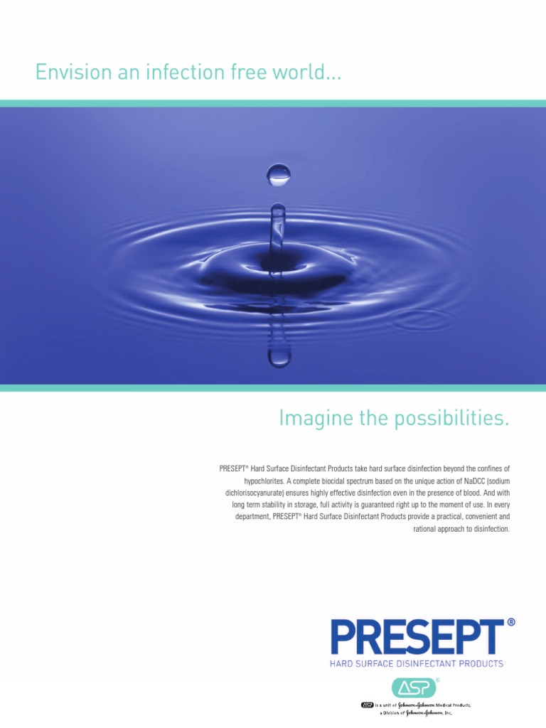 Data Sheet (Eng) Presept | PDF | Disinfectant | Chemical Substances